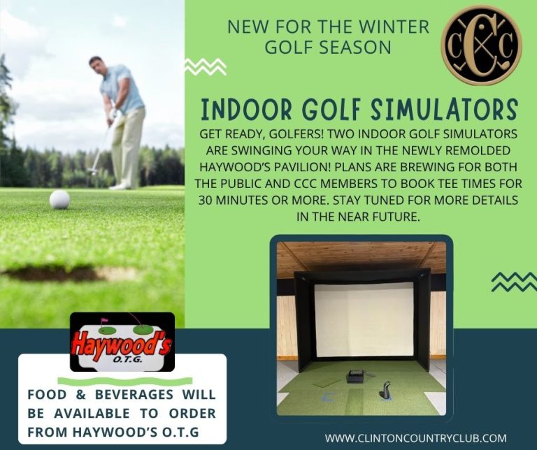 Indoor Golf Simulators – Clinton Country Club