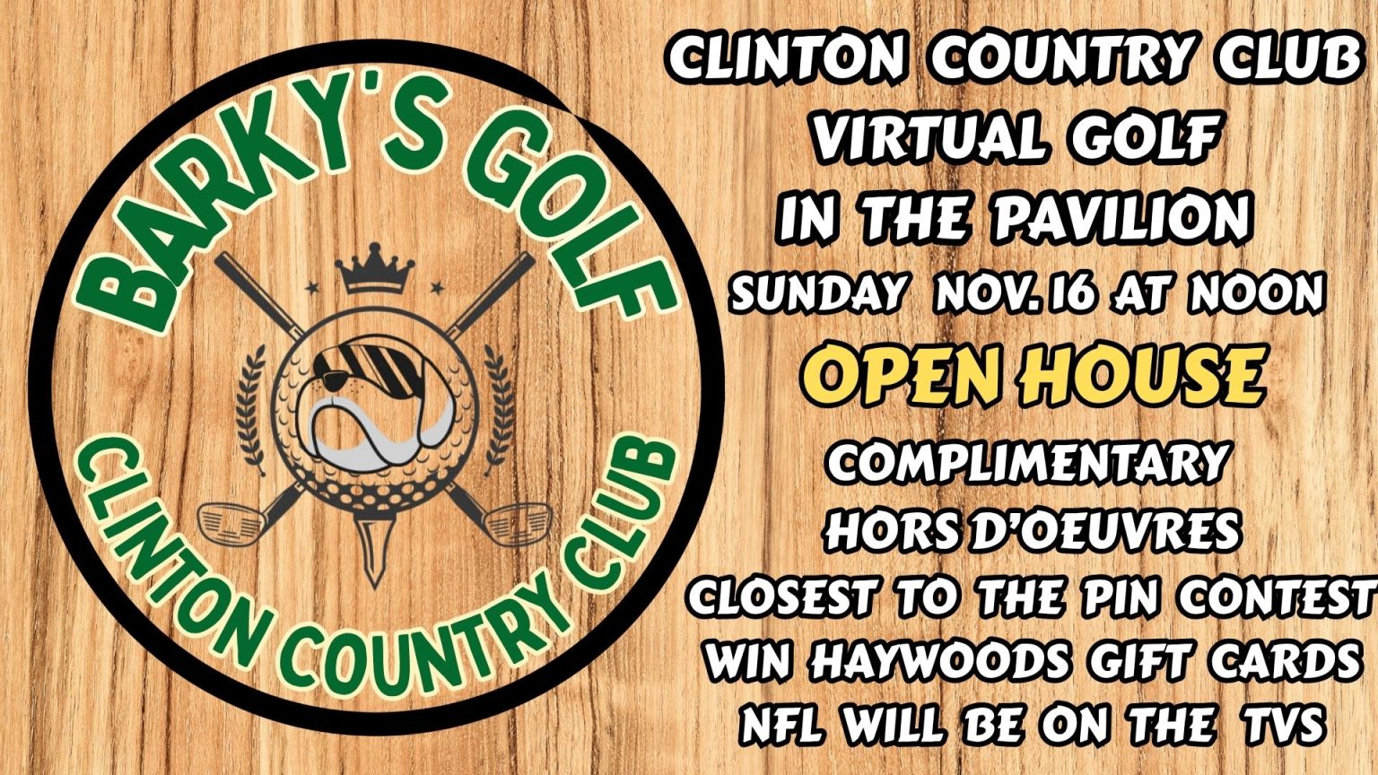 Indoor Golf Simulators – Clinton Country Club